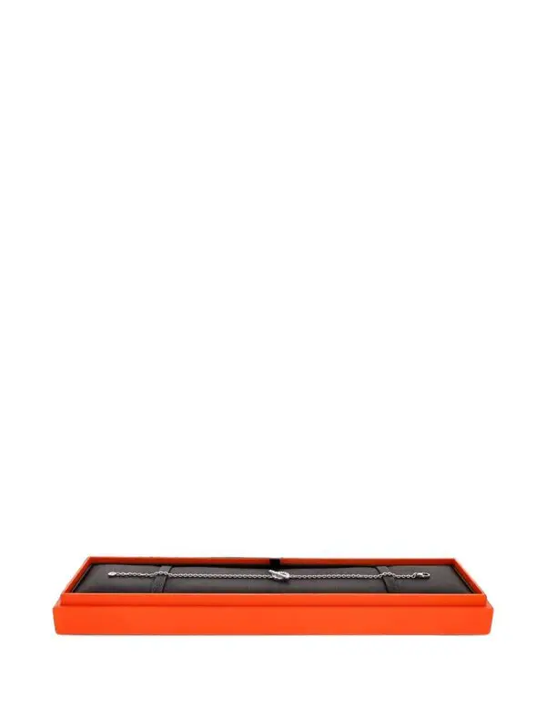 Hermès Finesse 18k White Gold And Diamonds Bracelet