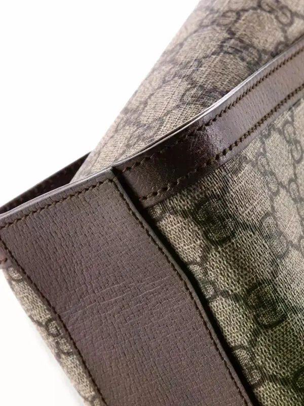 Gucci Ophidia Top Handle Gg Coated Canvas Small Tote Bag