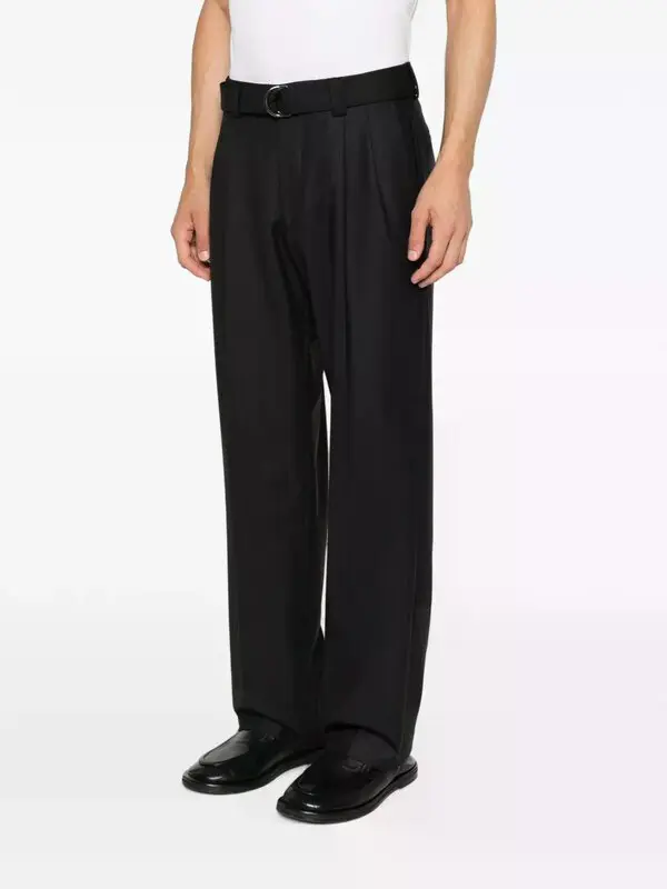 ERALDO Belted Pleated Trousers