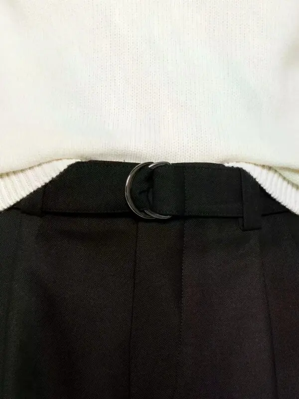 ERALDO Belted Pleated Trousers