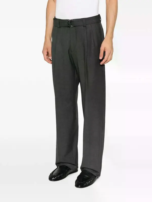 ERALDO Belted Pleated Trousers
