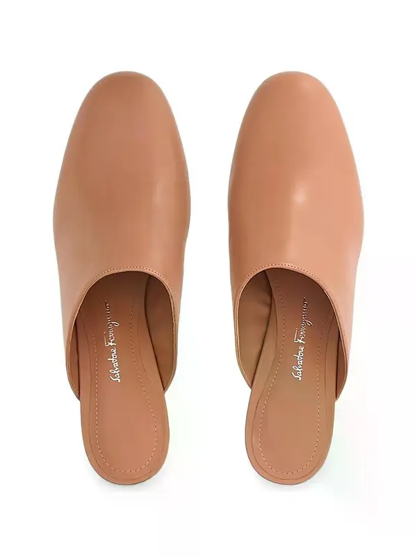 FERRAGAMO Floy Leather Mules