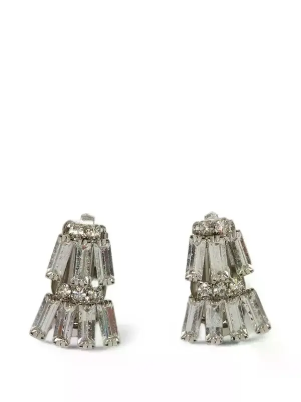 Victoria Beckham Crystal-embellished Clip-on Earrings