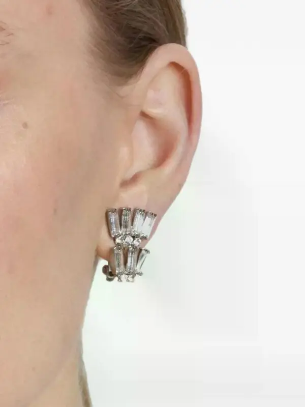 Victoria Beckham Crystal-embellished Clip-on Earrings