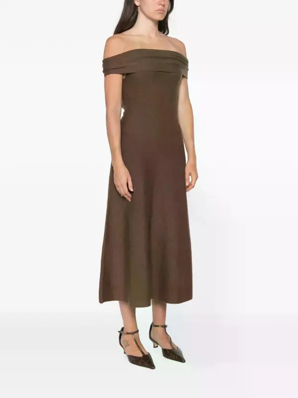 Simkhai Camilla Off-shoulder Midi Dress