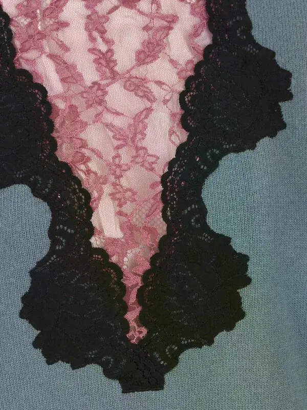 Valentino Garavani Lace-panelled Sweater