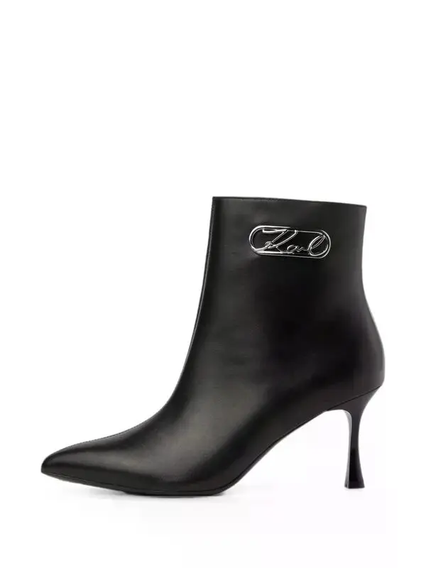 Karl Lagerfeld Sienna Signia Curve Ankle Boots