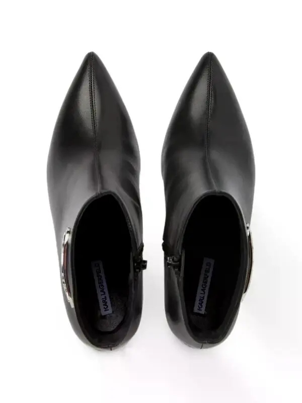 Karl Lagerfeld Sienna Signia Curve Ankle Boots