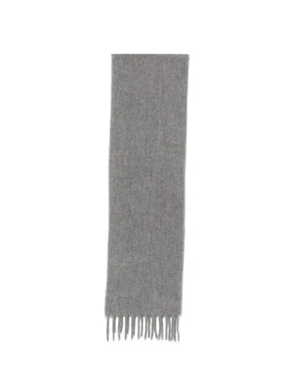 Lorena Antoniazzi Fringed-edge Scarf - Grey