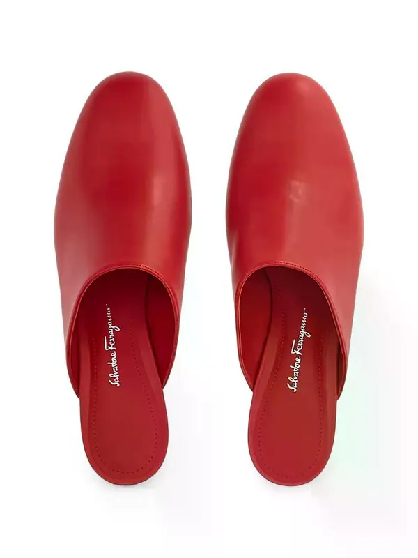 FERRAGAMO Floy Leather Mules
