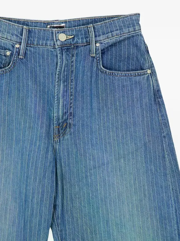 MOTHER The Lasso Pinstripe Jeans