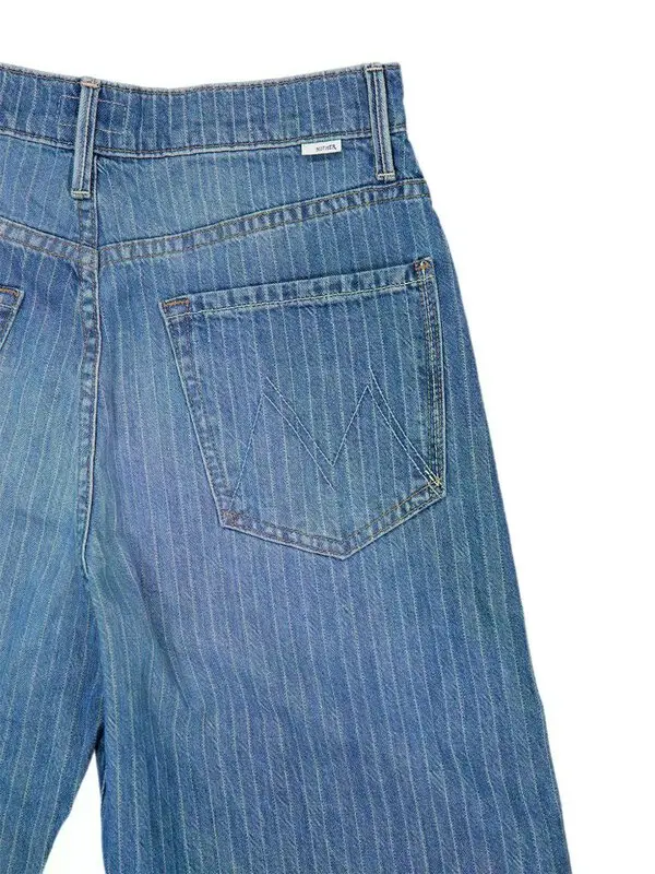 MOTHER The Lasso Pinstripe Jeans