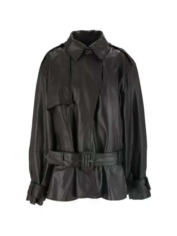 ROTATE BY BIRGER CHRISTENSEN Biker Leather Jacket