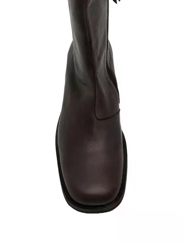 Our Legacy Camion Waxed Leather Boots