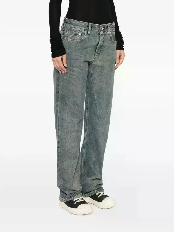 Rick Owens Faded-effect Jeans