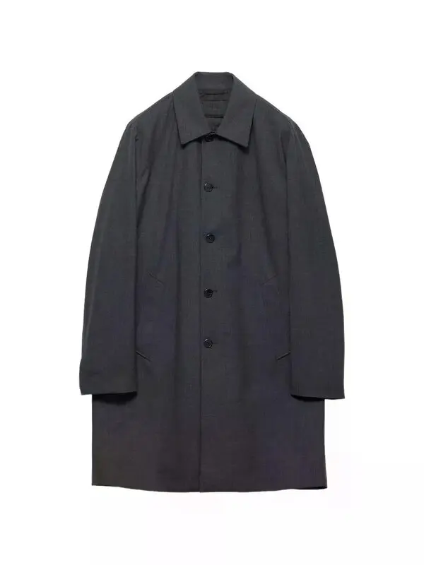 Prada Single-breasted Wool Coat