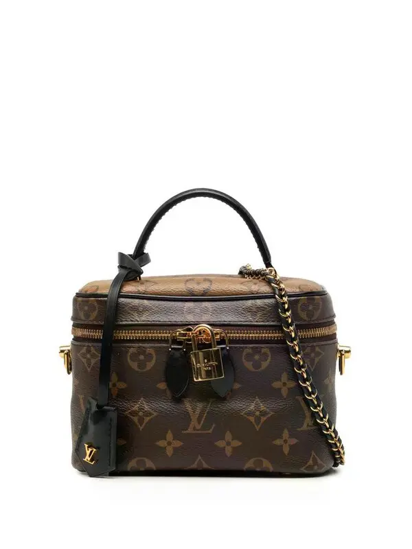 LOUIS VUITTON 2020 Monogram Reverse Vanity Pm Satchel