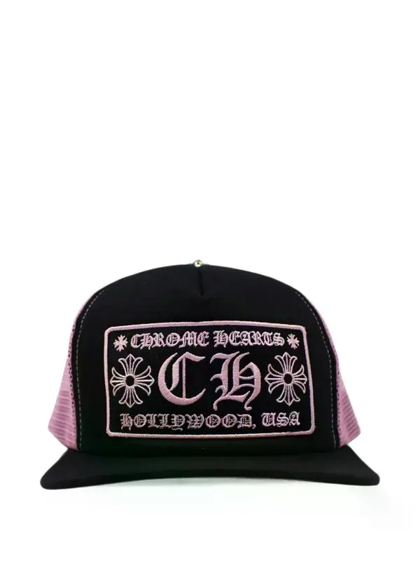 Chrome Hearts Logo-patch Hollywood Trucker Hat