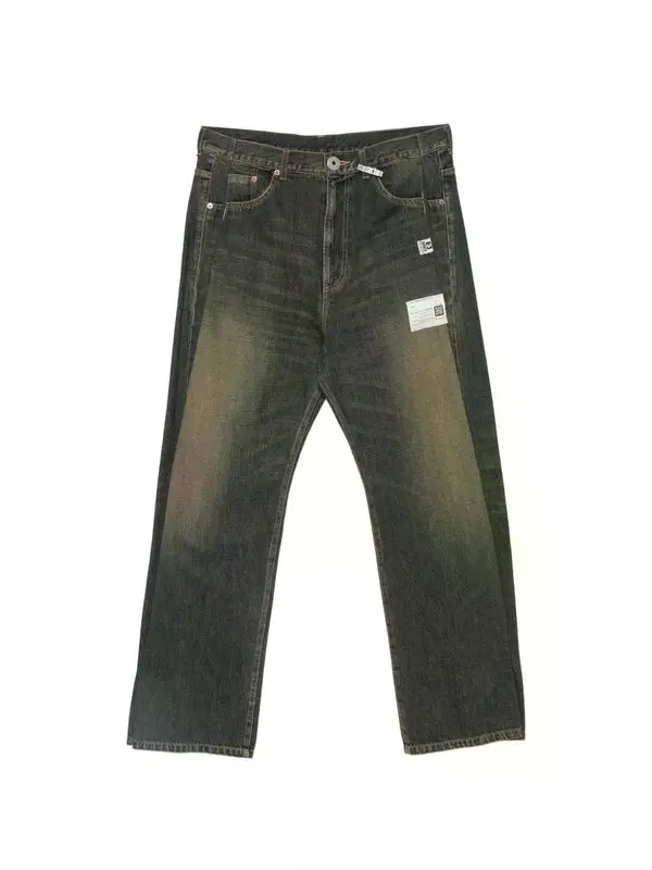 Mihara Yasuhiro Logo-patch Buttoned Jeans - Blue