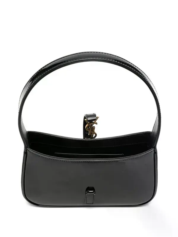 Saint Laurent Mini Le 5 À 7 Patent Leather Shoulder Bag