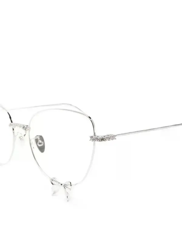 YVMIN Bowknot Crystal-embellished Glasses