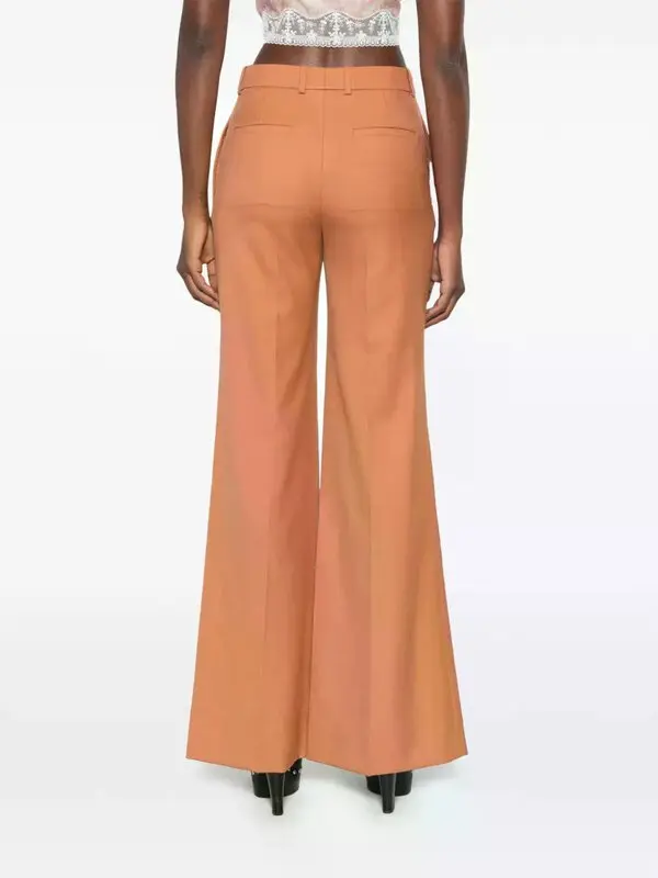 Chloé Belt-loop Pocket Flare Trousers