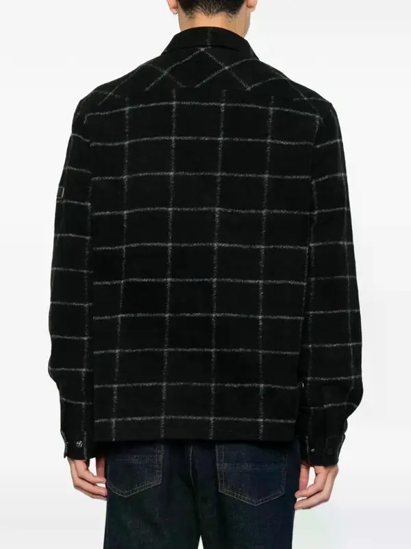 Barbour Check-pattern Zip-up Jacket