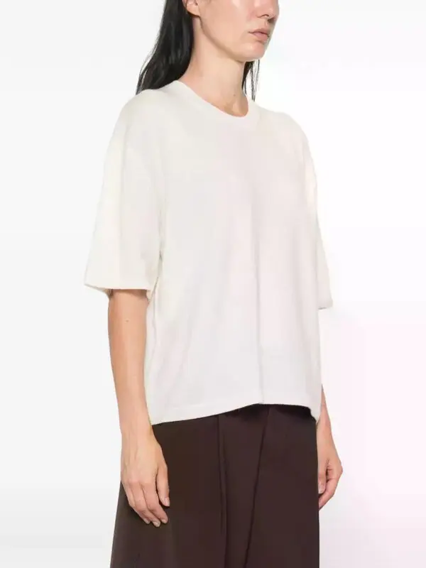 Soft Goat Crew-neck Short-sleeve T-shirt
