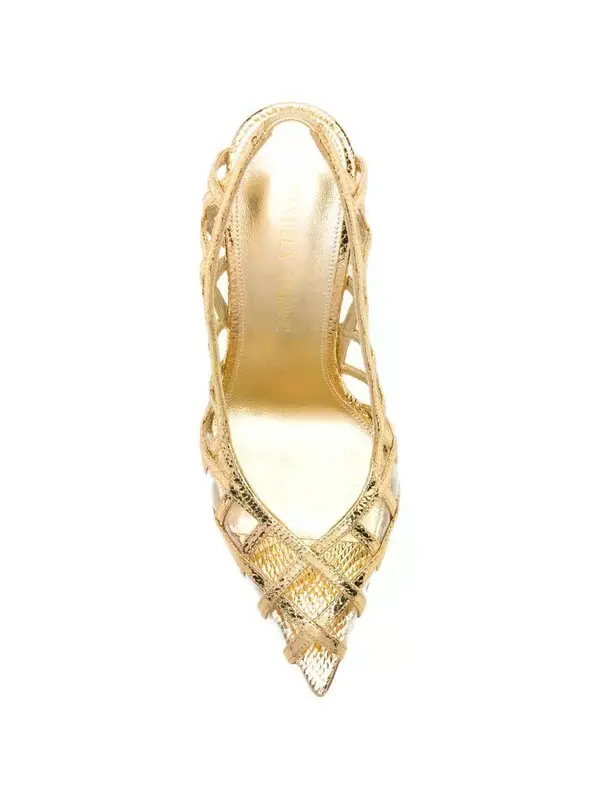 CAMILLA GABRIELI Angelina Cage-style Sandals - Gold