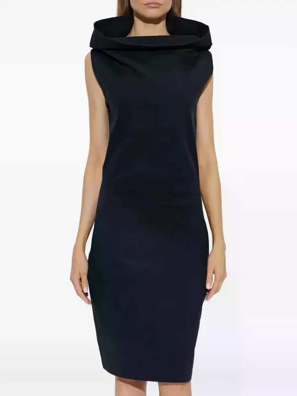 Issey Miyake Sleeveless Pocket Midi Dress