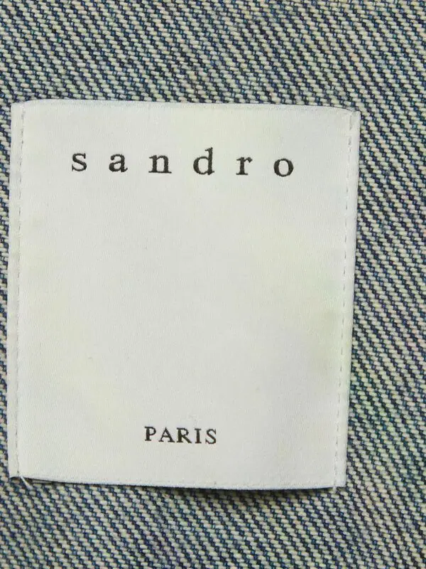 Sandro Embellished Denim Jacket