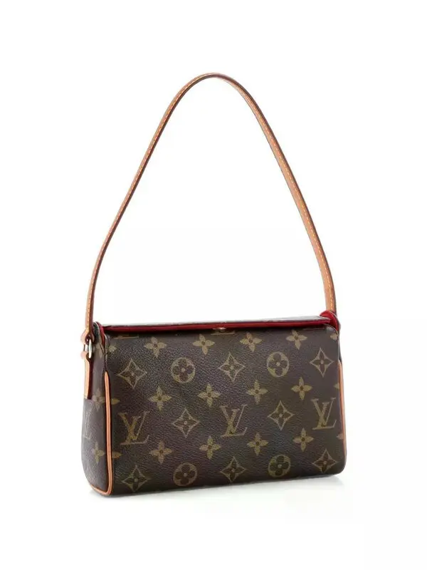 LOUIS VUITTON Recital Handbag Monogram Canvas Shoulder Bag - Brown