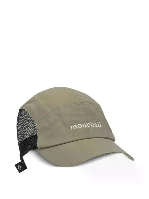 MONTBELL Embroidered Logo Mesh Panelled Cap - Brown