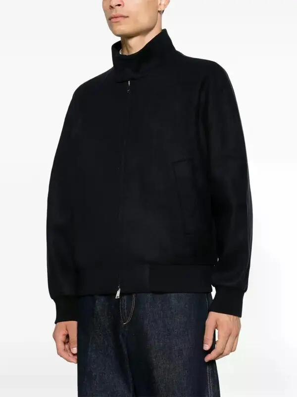 Fendi Embossed-logo Zip-up Jacket