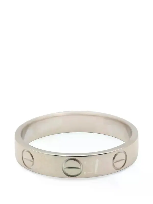 Cartier 2010s Mini Love Ring - Silver