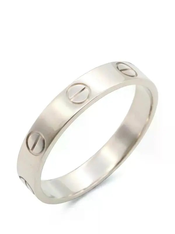 Cartier 2010s Mini Love Ring - Silver