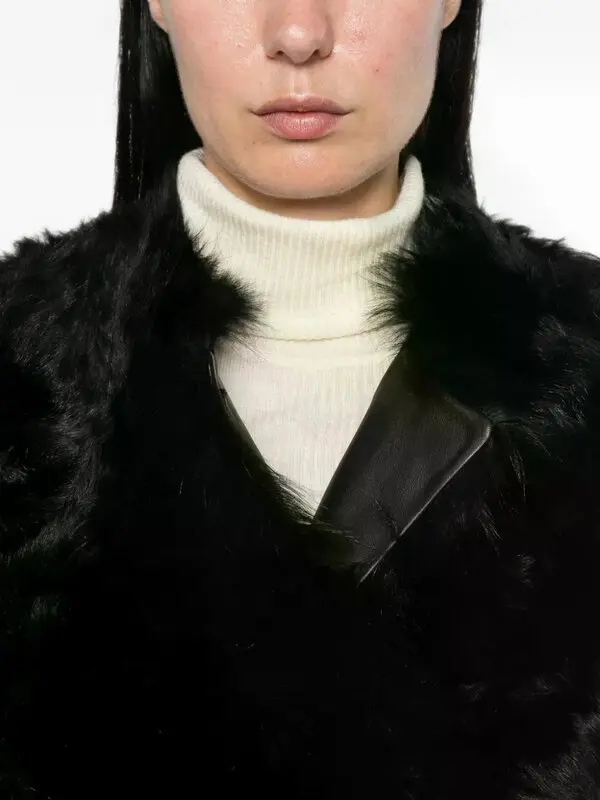 Soft Goat Shearling Coat