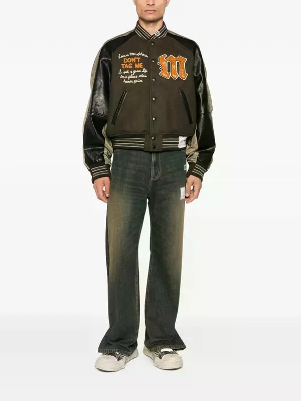 Mihara Yasuhiro Embroidered Panelled Jacket