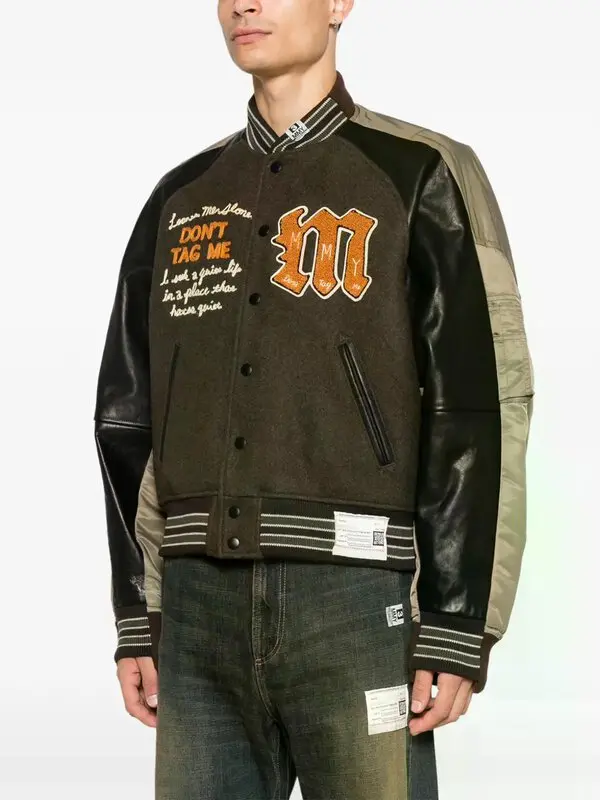 Mihara Yasuhiro Embroidered Panelled Jacket
