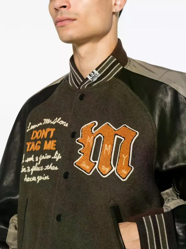 Mihara Yasuhiro Embroidered Panelled Jacket