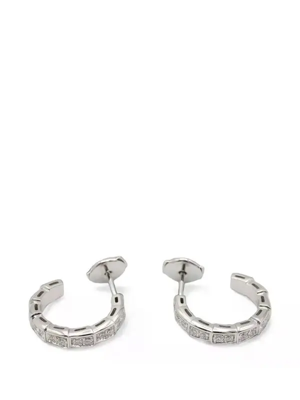 BVLGARI 2010s Serpenti Diamond Earrings