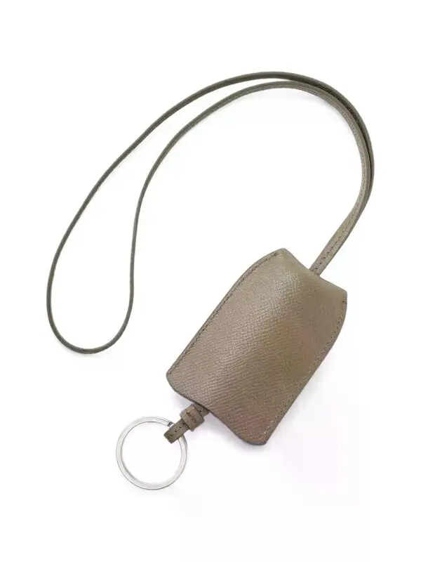 AMI Paris Leather Cloche Keyring