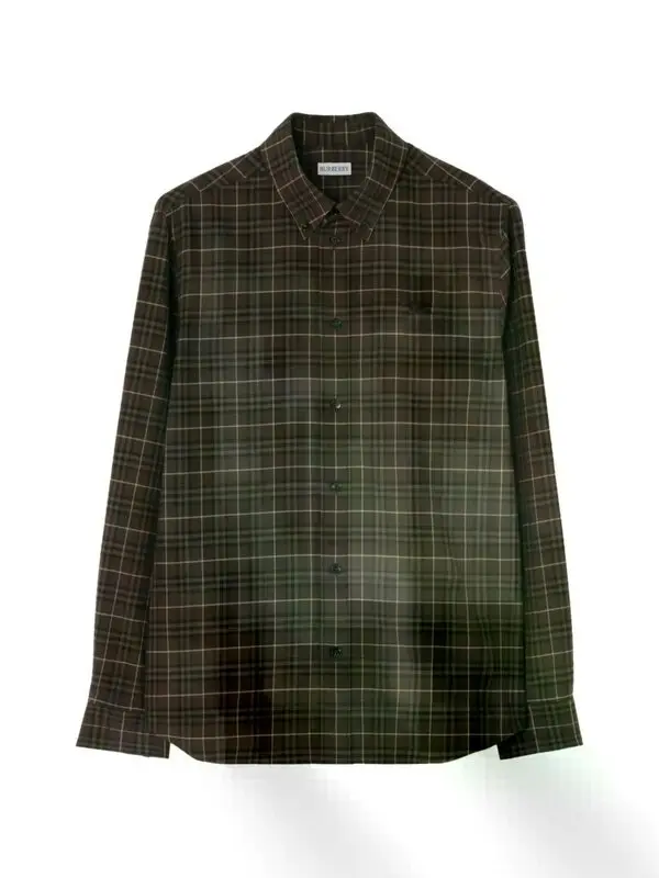Burberry Check-pattern Long-sleeved Shirt