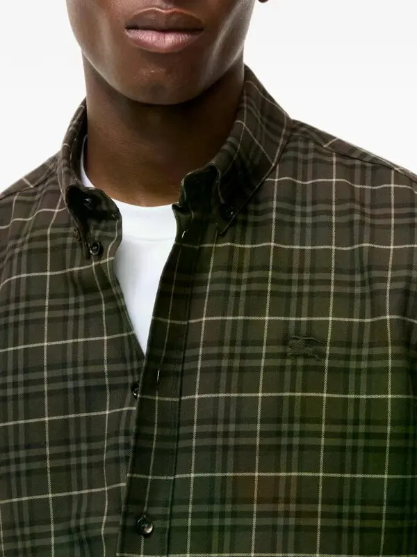 Burberry Check-pattern Long-sleeved Shirt