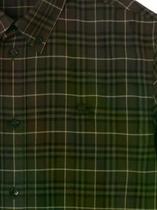 Burberry Check-pattern Long-sleeved Shirt