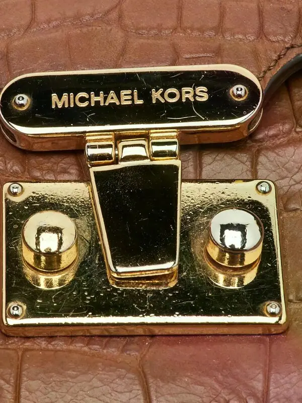 Michael Kors Croc-embossed Leather Tote Bag