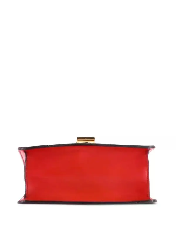 Gucci Sylvie Leather Mini Cross Body Bag - Red