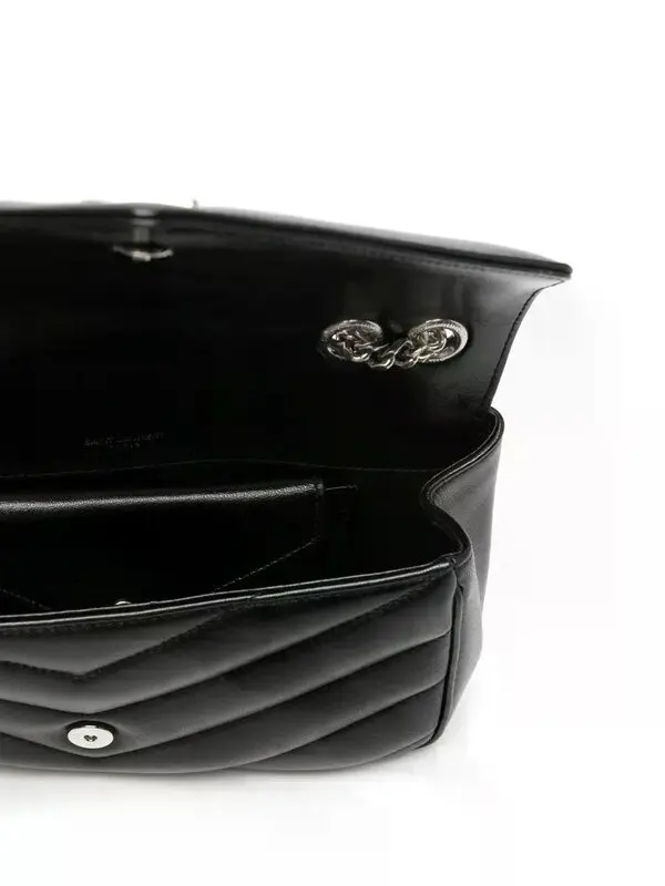 Saint Laurent Loulou Small In Matelassé Lambskin