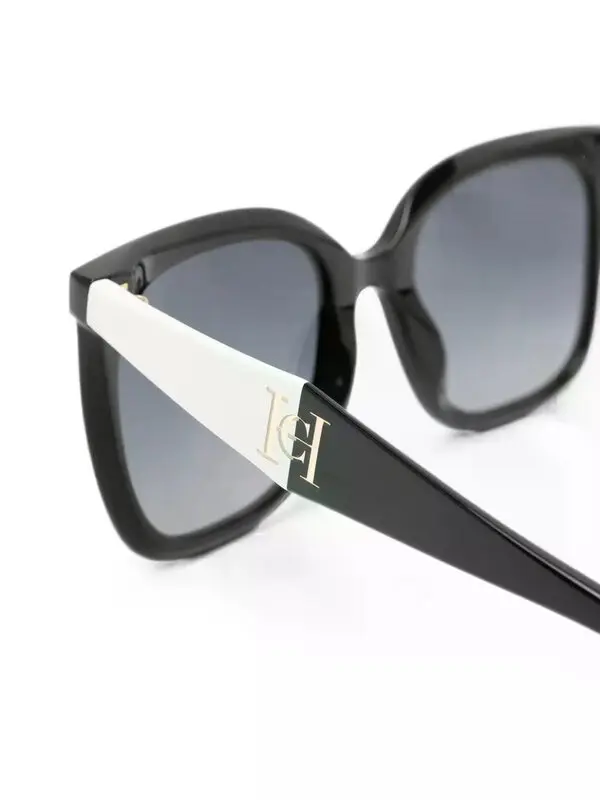 Carolina Herrera Logo-detail Square-frame Sunglasses