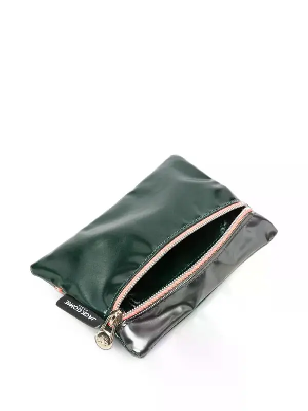JACK GOMME Patch Zip-fastening Clutch Bag